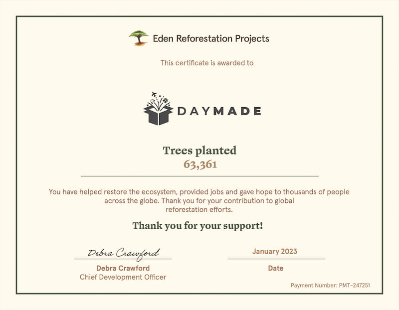 Plant Trees | Win Epic Prizes | DAYMADE